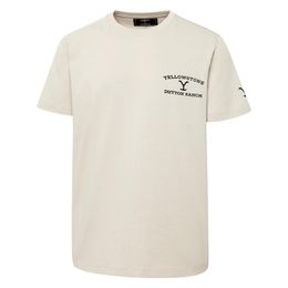 STARS & STRIPES T-Shirt Yellowstone so wild an angry, Unisex braun M