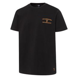 STARS & STRIPES T-Shirt Dutton Ranch Yellowstone, Unisex schwarz XS