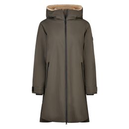 Pikeur Sports Mantel mit Teddyf&uuml;tterung deep khaki Damen 42
