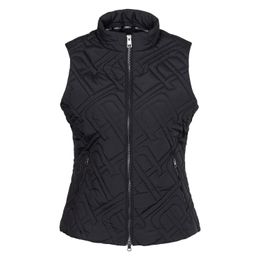 ALESSANDRO ALBANESE Monogram Steppweste Neve schwarz Damen XL