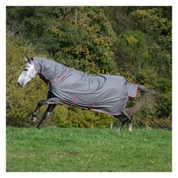 Bucas Outdoordecke Freedom Turnout Full Neck Light smoke grey 125 cm