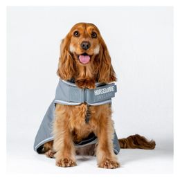 Horseware Hundemantel Newmarket Dog Coat wei&szlig;/grau M (45cm)