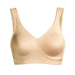 Speidel Damen Komfort-BH ohne B&uuml;gel 2-lagigen Cups, puder, Gr&ouml;&szlig;e 100C