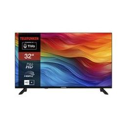 Telefunken D32F751X7CW, LED-Fernseher 80 cm (32 Zoll), schwarz, FullHD, Triple-Tuner, TiVo-Betriebssystem