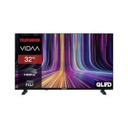Telefunken QF32VP750S, QLED-Fernseher 80 cm (32 Zoll), schwarz, FullHD, Triple Tuner, Mediaplayer, Smart-TV