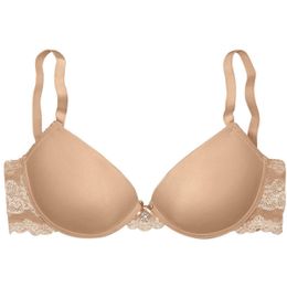Lascana Damen Push-up-BH, toffee, Gr&ouml;&szlig;e 90A