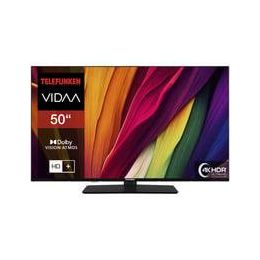 Telefunken XU50VP750M, LED-Fernseher 126 cm (50 Zoll), schwarz, UltraHD/4K, Triple-Tuner, SmartTV, VIDAA-Betriebssystem