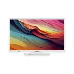 Telefunken XH24O550M-W, LED-Fernseher 60 cm (24 Zoll), wei&szlig;, WXGA (HD-ready), Triple Tuner, Mediaplayer