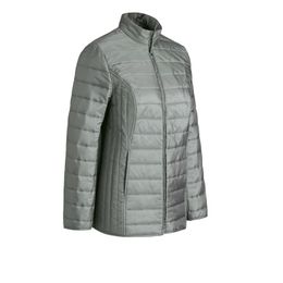 WITT Damen Steppjacke leicht wattiert, schilf, Gr&ouml;&szlig;e 38
