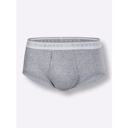 Bugatti Herren Slip, grau-meliert, Gr&ouml;&szlig;e 8