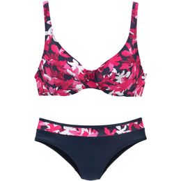 petite fleur by Lascana Damen B&uuml;gel-Bikini, beere-bedruckt, Gr&ouml;&szlig;e 44D