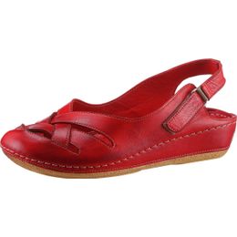 Gemini Damen Slipper rot, Gr&ouml;&szlig;e 41