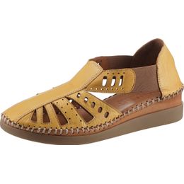 Gemini Damen Slipper gelb, Gr&ouml;&szlig;e 39