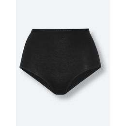 WITT Damen Taillenslip mit Elastik-Abschl&uuml;ssen, schwarz, Gr&ouml;&szlig;e 36/38