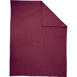 Biederlack unisex Wohndecke bordeaux Gr&ouml;&szlig;e 100x150 cm - Knieplaid