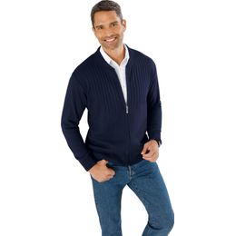 Herren Strickjacke marine, Gr&ouml;&szlig;e 62