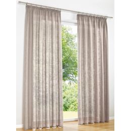 HEINE HOME unisex Dekostore taupe, Gr&ouml;&szlig;e 245x140 cm