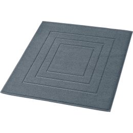 Vossen unisex Badematte grau Größe 60x60 cm - WC-Vorlage ohne Ausschnitt
