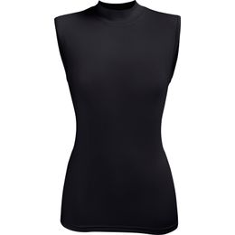 w&auml;schepur Damen Stehkragenshirt in Modal-Qualit&auml;t schwarz, Gr&ouml;&szlig;e 42