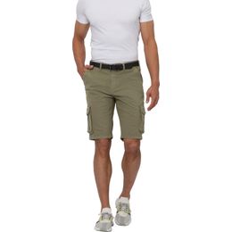 Herren Bermudas inklusive G&uuml;rtel oliv, Gr&ouml;&szlig;e 58