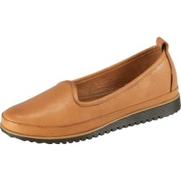 Andrea Conti Damen Slipper cognac, Gr&ouml;&szlig;e 39