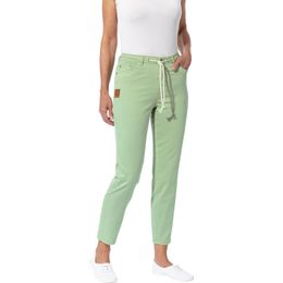 Damen Jeans mit Tunnelzug und Bindeband eucalyptus, Gr&ouml;&szlig;e 44