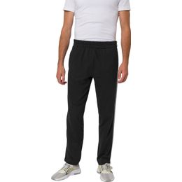 Herren Freizeithose mit Bein-Zipper schwarz, Gr&ouml;&szlig;e 28