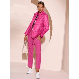 CRÉATION L Steppjacke CREATION L, Damen, Gr. 46, pink (fuchsia), 100% Polyester, Wattierung:100% Polyester, unifarben, Jacken