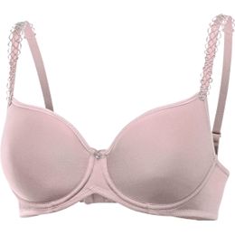 Viania Damen T-Shirt-BH mit B&uuml;gel , aus Spacer-Material puder Gr&ouml;&szlig;e 90F