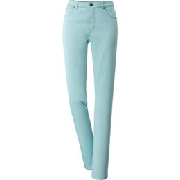 CR&Eacute;ATION L Damen 5-Pocket-Jeans mit bestickten Ges&auml;&szlig;taschen aqua Gr&ouml;&szlig;e 205