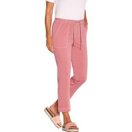 CRÉATION L Damen 7/8-Jeans Schlupfform, mit Dehnbund rosenholz Größe 19