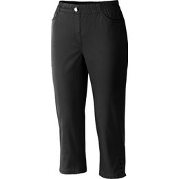 CR&Eacute;ATION L Damen Caprijeans mit Nieten-Verzierung black-denim Gr&ouml;&szlig;e 19