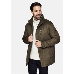 Steppjacke Cabano "Passetta", Herren, Gr. 50, dunkelgr&uuml;n, 100% Polyester, unifarben, normal, hoch geschlossener Ausschnitt, Jacken Steppjacke, mit vielen Taschen