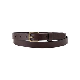 Levi's Ledergürtel LEVI'S "NEWNARROW", Damen, Gr. 85, braun, Rindsleder, unifarben, Gürtel, Unisex