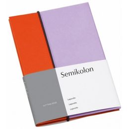 Semikolon Leporello 364859 tangerine lavender