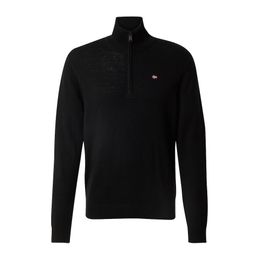 Napapijri Pullover 'Damavand' Herren Gr&ouml;&szlig;e XXXL navy / dunkelrot / schwarz / wei&szlig;