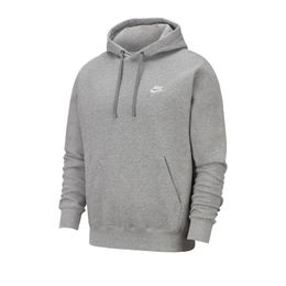 Nike Nsw Club Hoodie Herren - grau - Gr. L - Baumwolle/Polyester