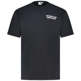 Große Größen Pfundskerl T-Shirt mit Statement-Print Farbe schwarz Größe: 3XL