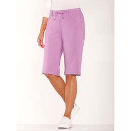 WITT Damen Sweatbermudas aus reiner Baumwolle, orchidee, Größe 46