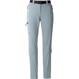 Zip-off-Hose LPO "Damen Zip-Off-Hose Coralie", Damen, Gr. 48 (XL), Normalgr&ouml;&szlig;en, blau (stormy sea), 94% Polyester, 6% Elasthan, Hosen