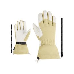 Strickhandschuhe Ziener "KILATANA-Z AS AW glove", Damen, Gr. 6, sage leaf, Materialmix, Handschuhe