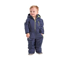 Skianzug Killtec "KW 102 MNS ONPC", Kinder, Gr. 122/128, blau (navy), Oberstoff: 100% Polyester, Futter: 100% Polyester, Füllung: 100% Polyester, Sportanzüge, Skioverall: wind-u wasserdicht, Fleecefutter, verlängerbar