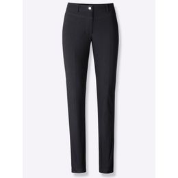 WITT Damen Bengalinhose mit aufgesetzten Ges&auml;&szlig;taschen, schwarz, Gr&ouml;&szlig;e 19