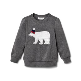 Tchibo - Kinder-Sweater - Baby - Gr. 74/80 - dunkelgrau