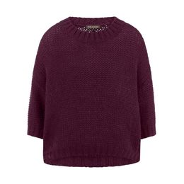 Inkadoro - Pullover mit 1/2-Arm, lila, Gr. 38 / S - Alpaka
