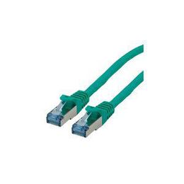 ROLINE Patchkabel, RJ45-Steckverbinder - RJ45-Steckverbinder, Cat 6a, S/FTP, 2m, Gr&uuml;n - 21.15.2832