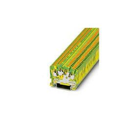Phoenix Contact Ground Terminal Block, Steckverbindung, 4 Pole, 2.5mm&sup2;, Gr&uuml;n/Gelb, Packung &agrave; 5 St&uuml;ck - 3212011