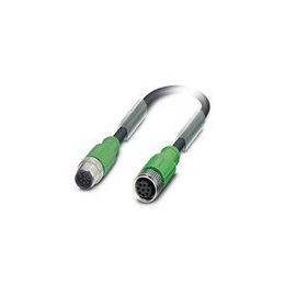 Phoenix Contact Kabelsatz, M12-Stecker - M12-Buchse, 8 Leiter, 1.5m, IP67, Schwarz - 1522985