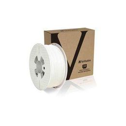 Verbatim Filament für 3D-Drucker, PETG, 1.75mm, Weiss, 1kg - 55050