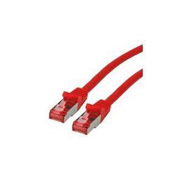 ROLINE Patchkabel, RJ45-Steckverbinder - RJ45-Steckverbinder, Cat 6, S/FTP, 2m, Rot - 21.15.2612